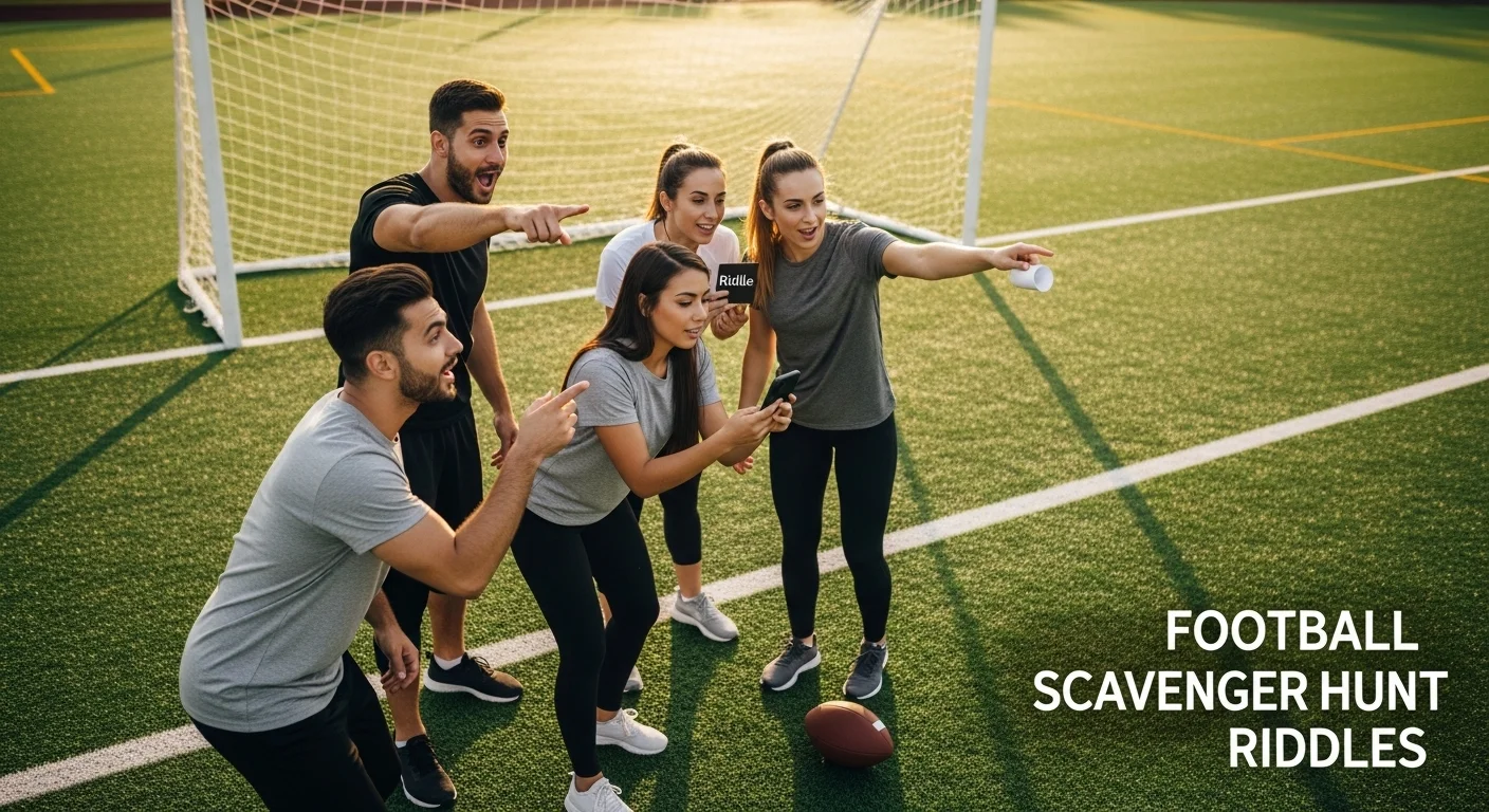 215+ Football Scavenger Hunt Riddles for Kids, Teens & Adults That ...