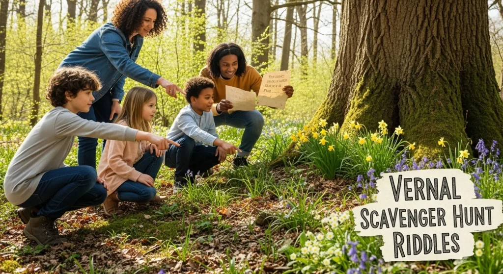 🌱 275+ Vernal Scavenger Hunt Riddles to Celebrate Spring Fun - Riddle Logic